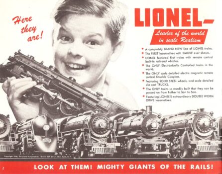 CATALOGS, ADVANCED – WELCOME TO CORNUCOPIA OF TOY TRAINS