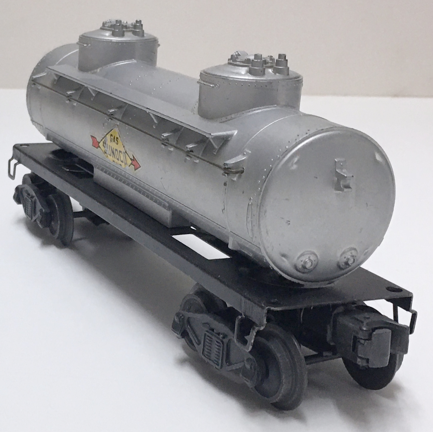 POSTWAR, TANK CARS, TWO DOME PLASTIC – WELCOME TO CORNUCOPIA OF TOY TRAINS