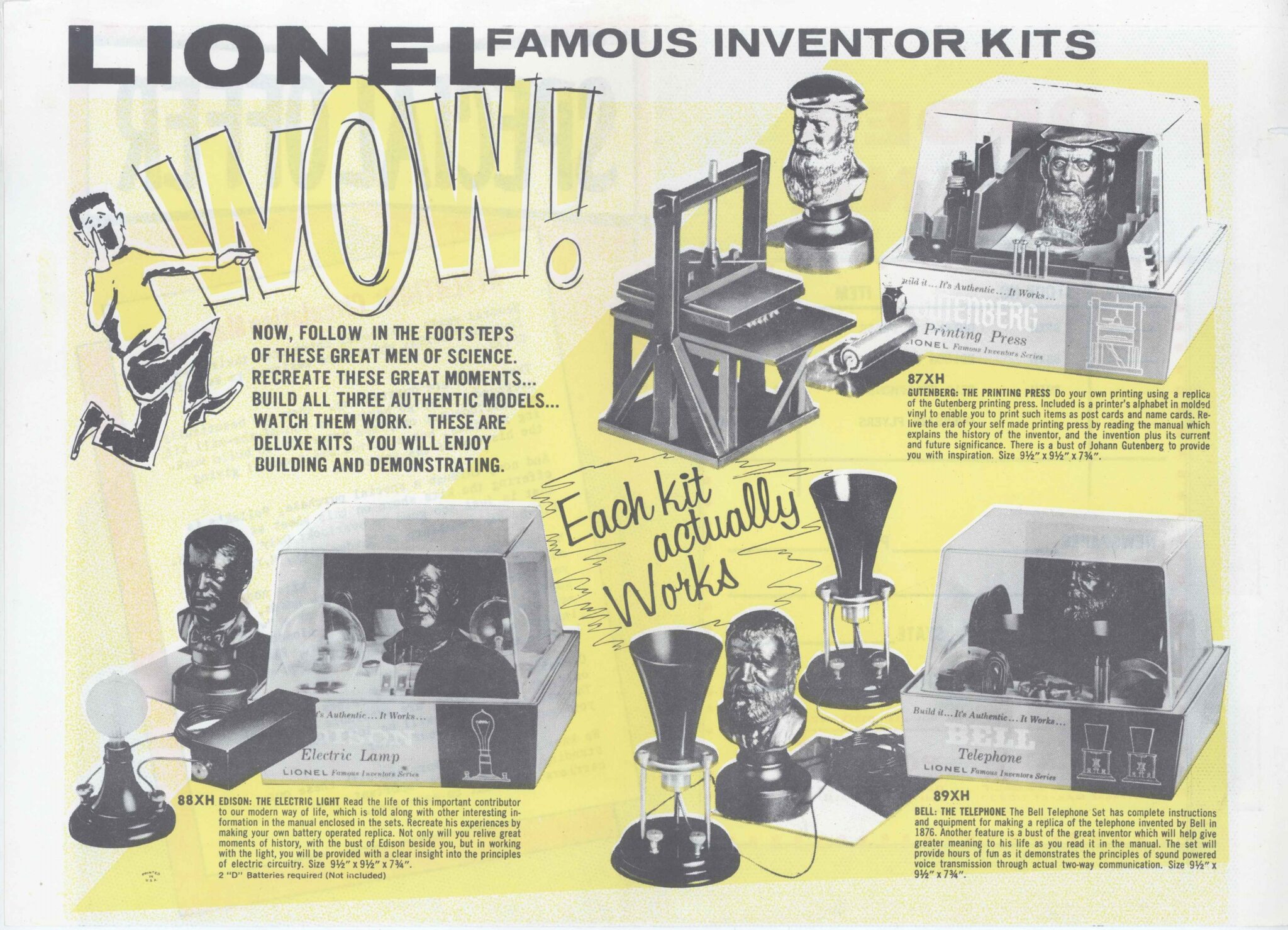 SCIENCE, FAMOUS INVENTORS SERIES SETS – WELCOME TO CORNUCOPIA OF TOY TRAINS