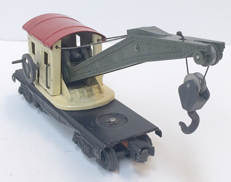 POSTWAR, CRANE CARS, NUMBER 2560 – WELCOME TO CORNUCOPIA OF TOY TRAINS