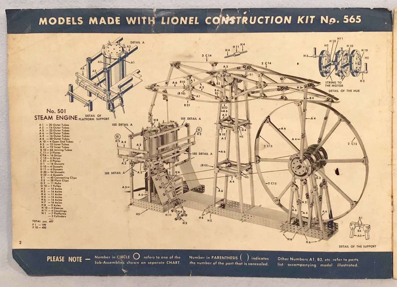 CONSTRUCTION SET INSTRUCTIONS – WELCOME TO CORNUCOPIA OF TOY TRAINS