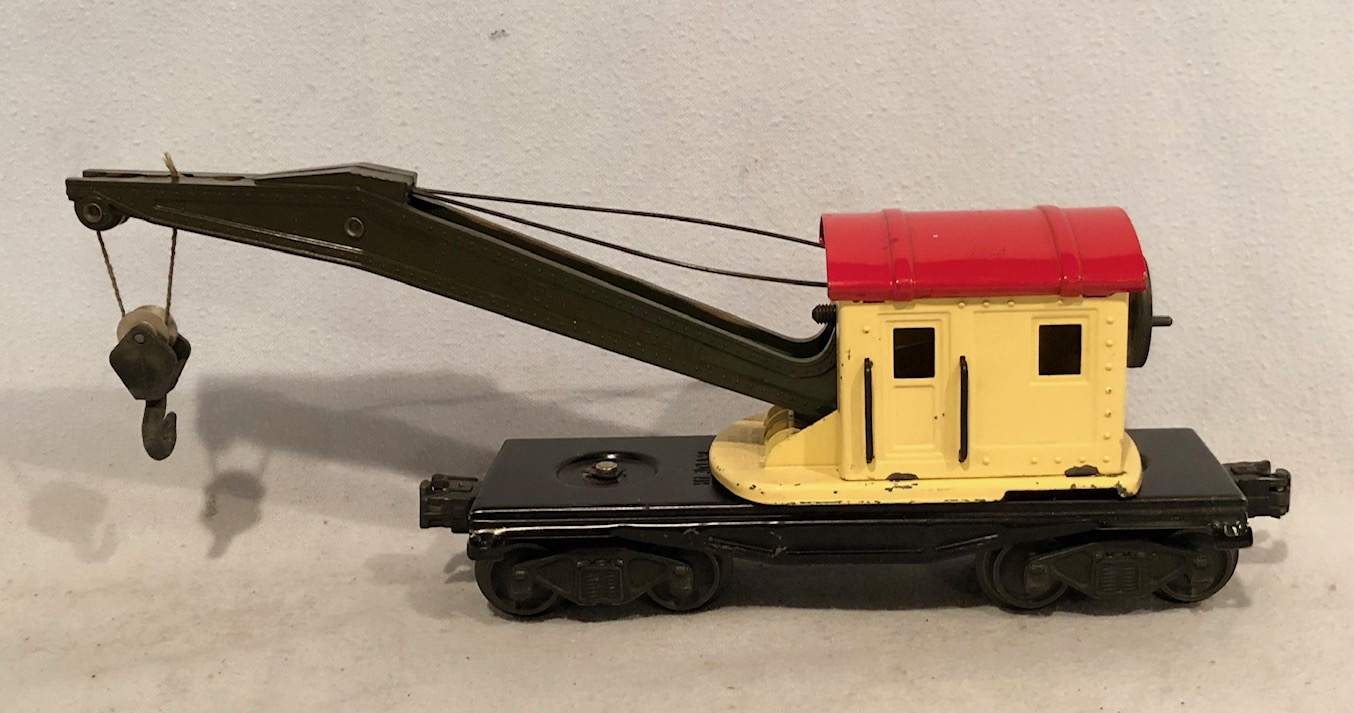 POSTWAR, CRANE CARS, NUMBER 2560 – WELCOME TO CORNUCOPIA OF TOY TRAINS