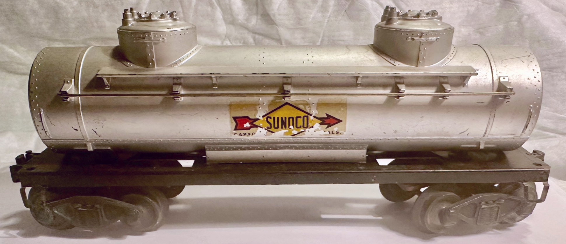 POSTWAR, TANK CARS, TWO DOME PLASTIC – WELCOME TO CORNUCOPIA OF TOY TRAINS