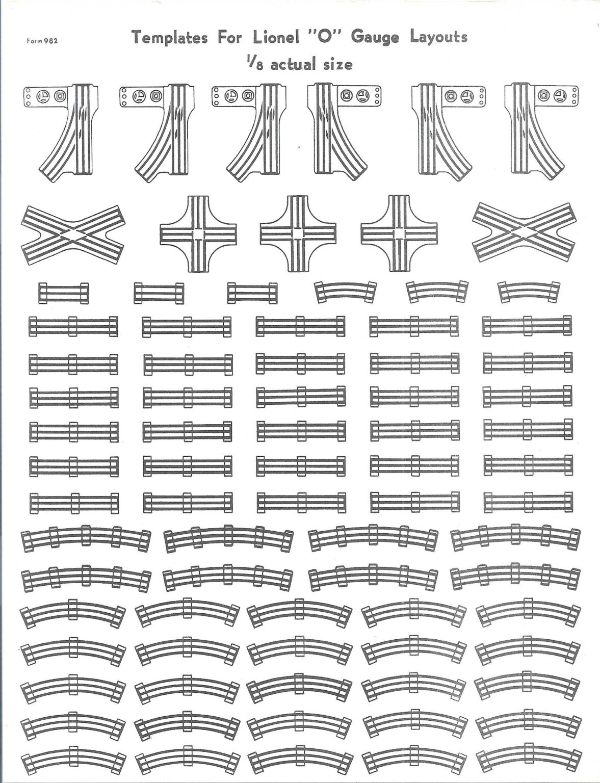 POSTWAR, TRACK TEMPLATES & PRINTING KITS – WELCOME TO CORNUCOPIA OF TOY ...