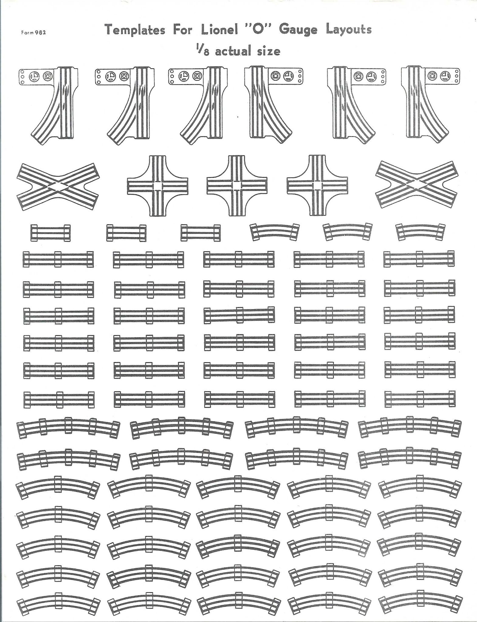 POSTWAR, TRACK TEMPLATES & PRINTING KITS – WELCOME TO CORNUCOPIA OF TOY ...
