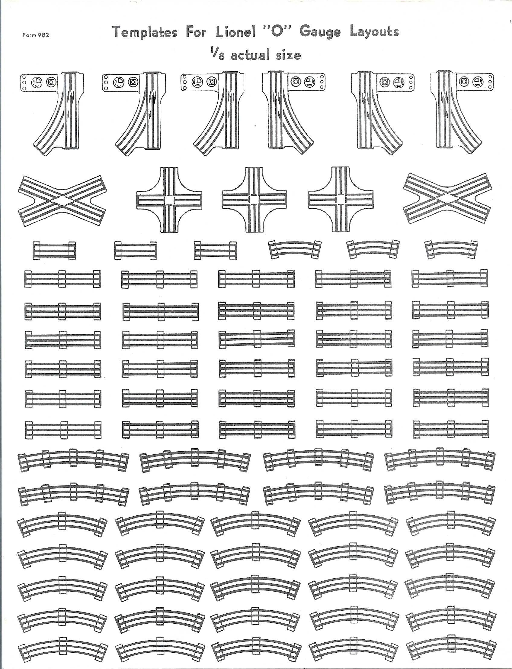 POSTWAR, TRACK TEMPLATES & PRINTING KITS – WELCOME TO CORNUCOPIA OF TOY ...