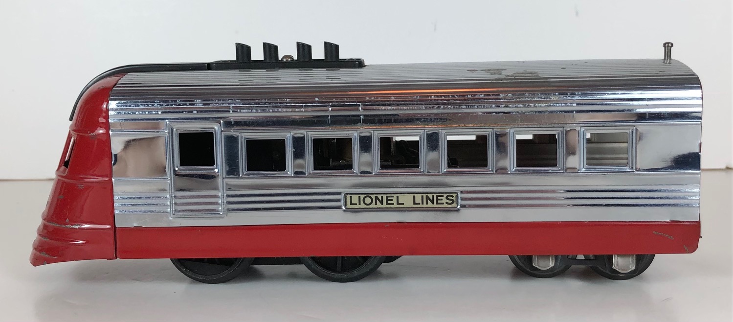 PREWAR “O” GAUGE TINPLATE, No. 1700 STREAMLINED LOCOMOTIVES, “Junior ...